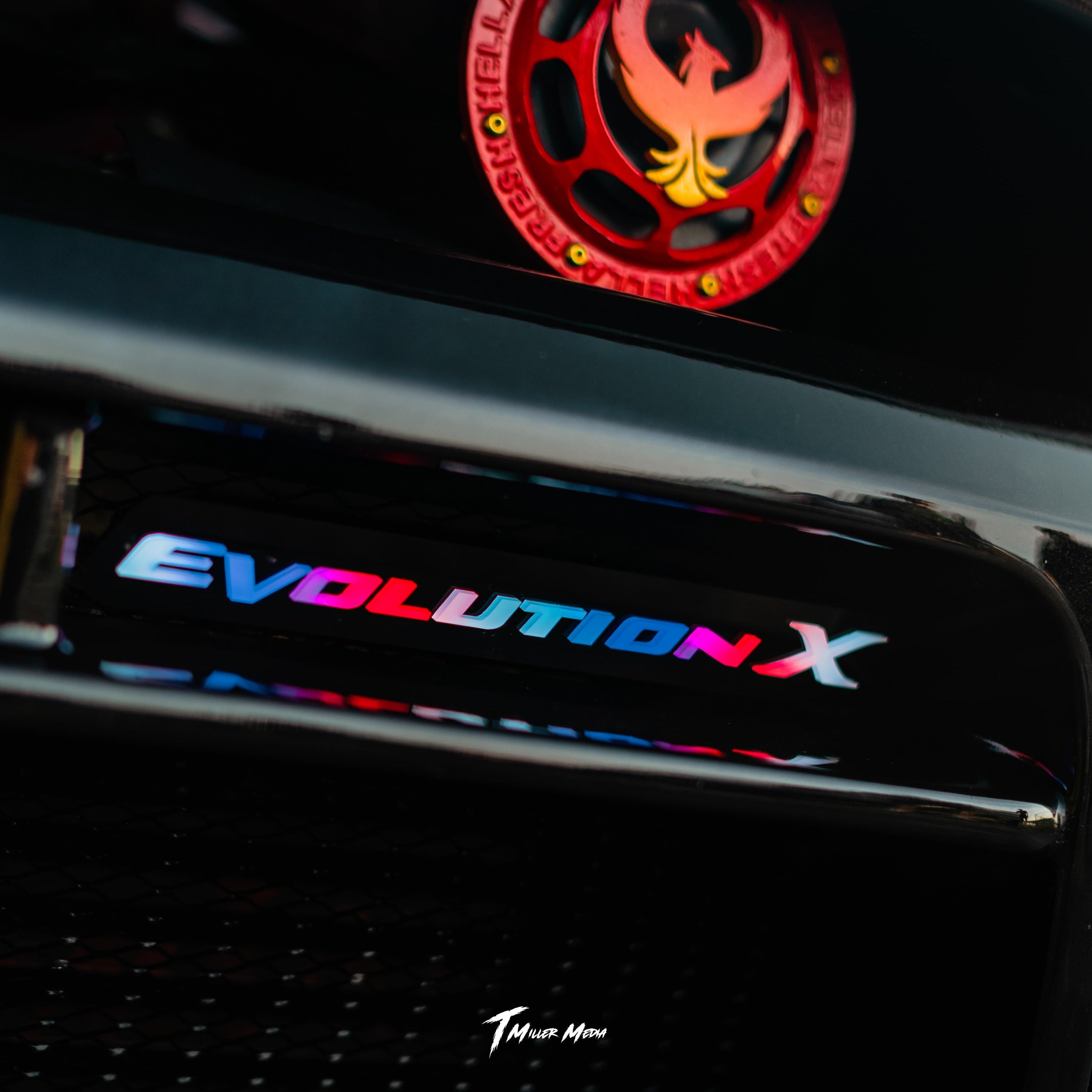 Lit Logos Evo X Grill Badge | 2007-2016 Evolution X – JD Customs U.S.A