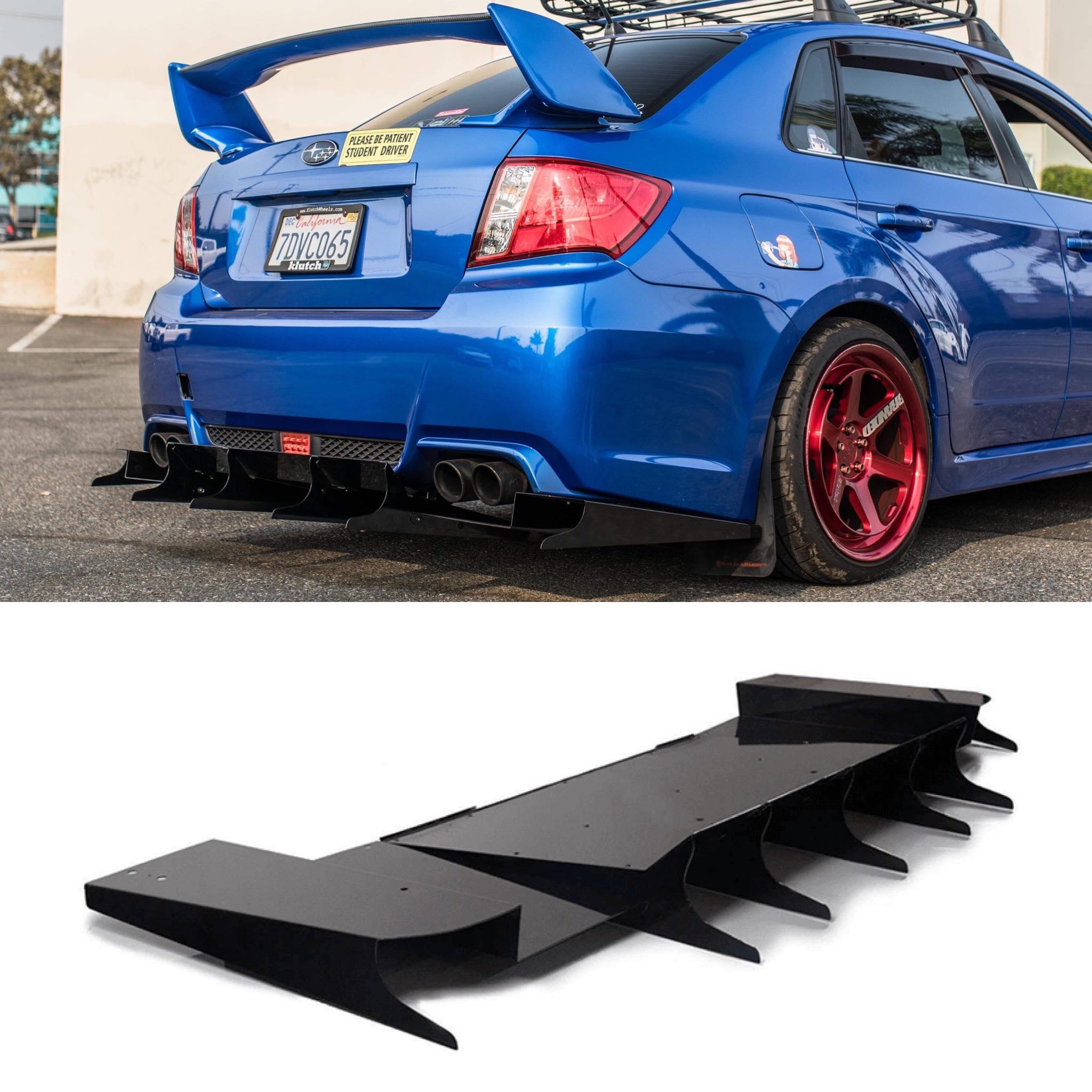 Aeroflow Dynamics Rear Diffuser V5 (2011-2014 Subaru WRX/STI Sedan ...