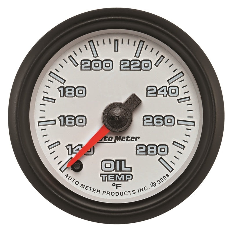 Autometer Pro-Cycle Gauge Oil Temp 2 1/16in 140-280f Digital Stepper M ...