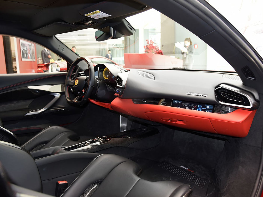 Carbonado 2022-UP Ferrari 296 GTB & GTS OE Style Dry Carbon Fiber cent ...