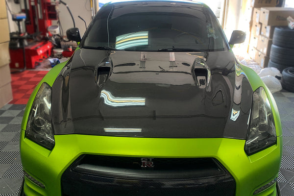 2008-2016 Nissan GTR R35 CBA DBA BSE Style Carbon Fiber Hood – JD ...