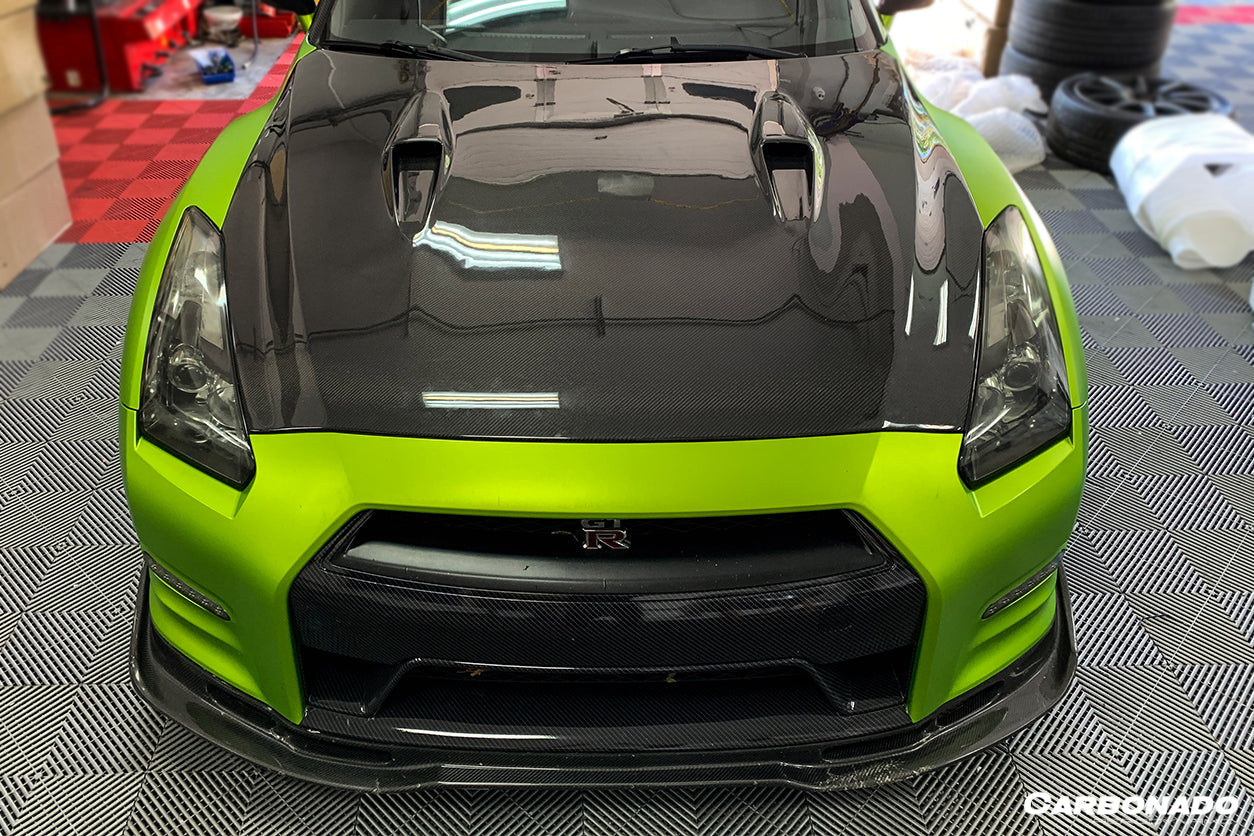 2008-2016 Nissan GTR R35 CBA DBA BSE Style Carbon Fiber Hood – JD ...