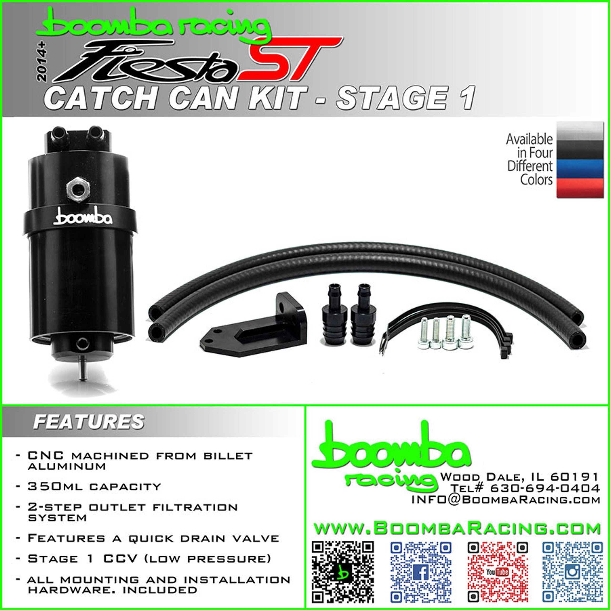 Boomba Racing Catch Can Stage 1 (Ford Fiesta ST) – JD Customs U.S.A