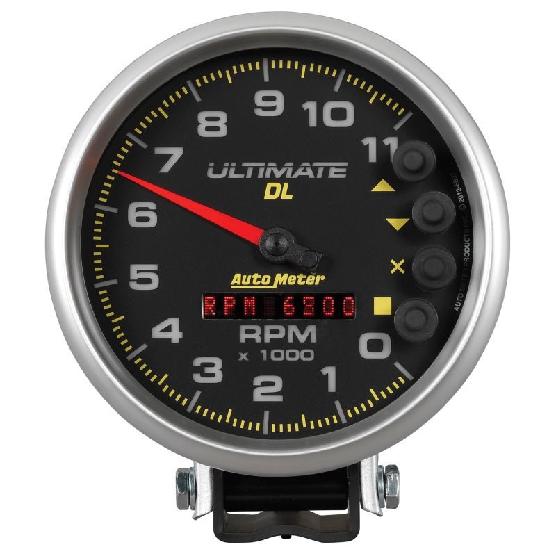 Autometer 5 inch Ultimate DL Playback Tachometer 11000 RPM - Black – JD ...
