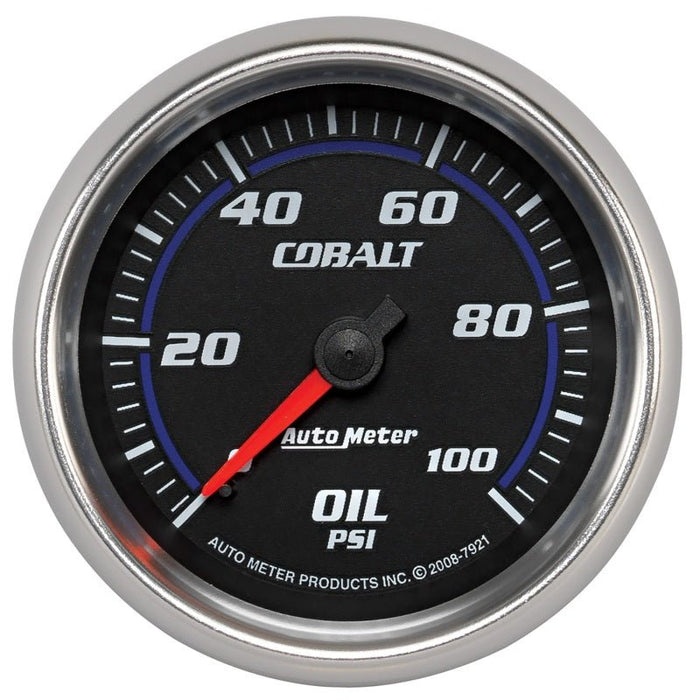 Autometer Cobalt 66mm 0-100 PSI Oil Pressure Gauge – JD Customs U.S.A