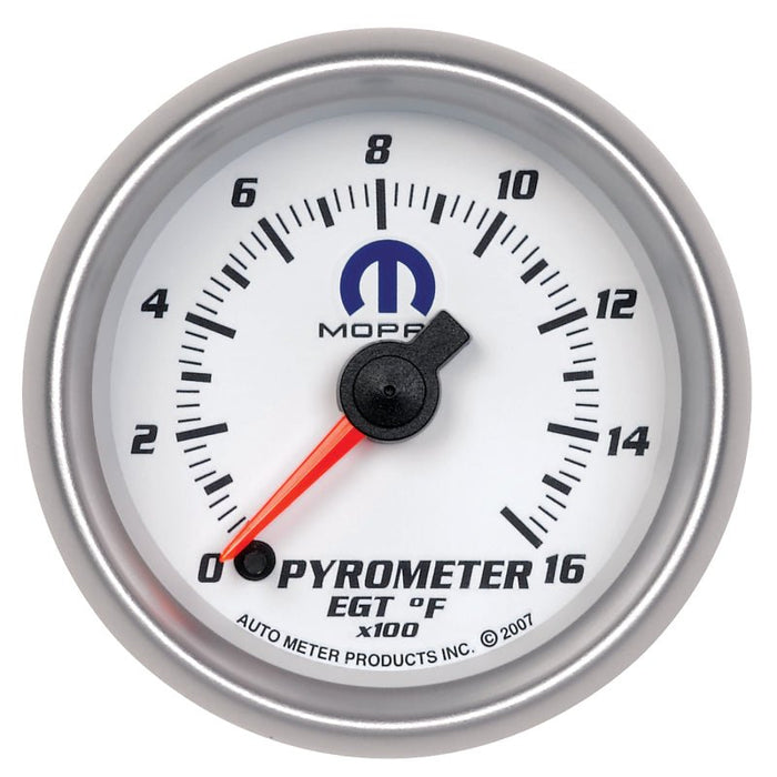 Autometer Mopar 52.4mm SSE 1600 Degree F Pyrometer (EGT) Gauge – JD ...