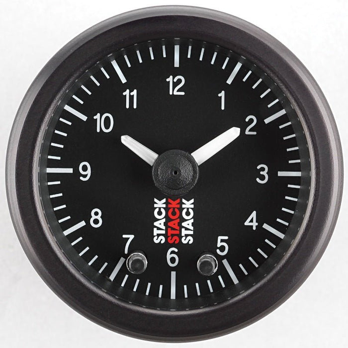 Autometer Stack Analog Clock Gauge - Black – JD Customs U.S.A