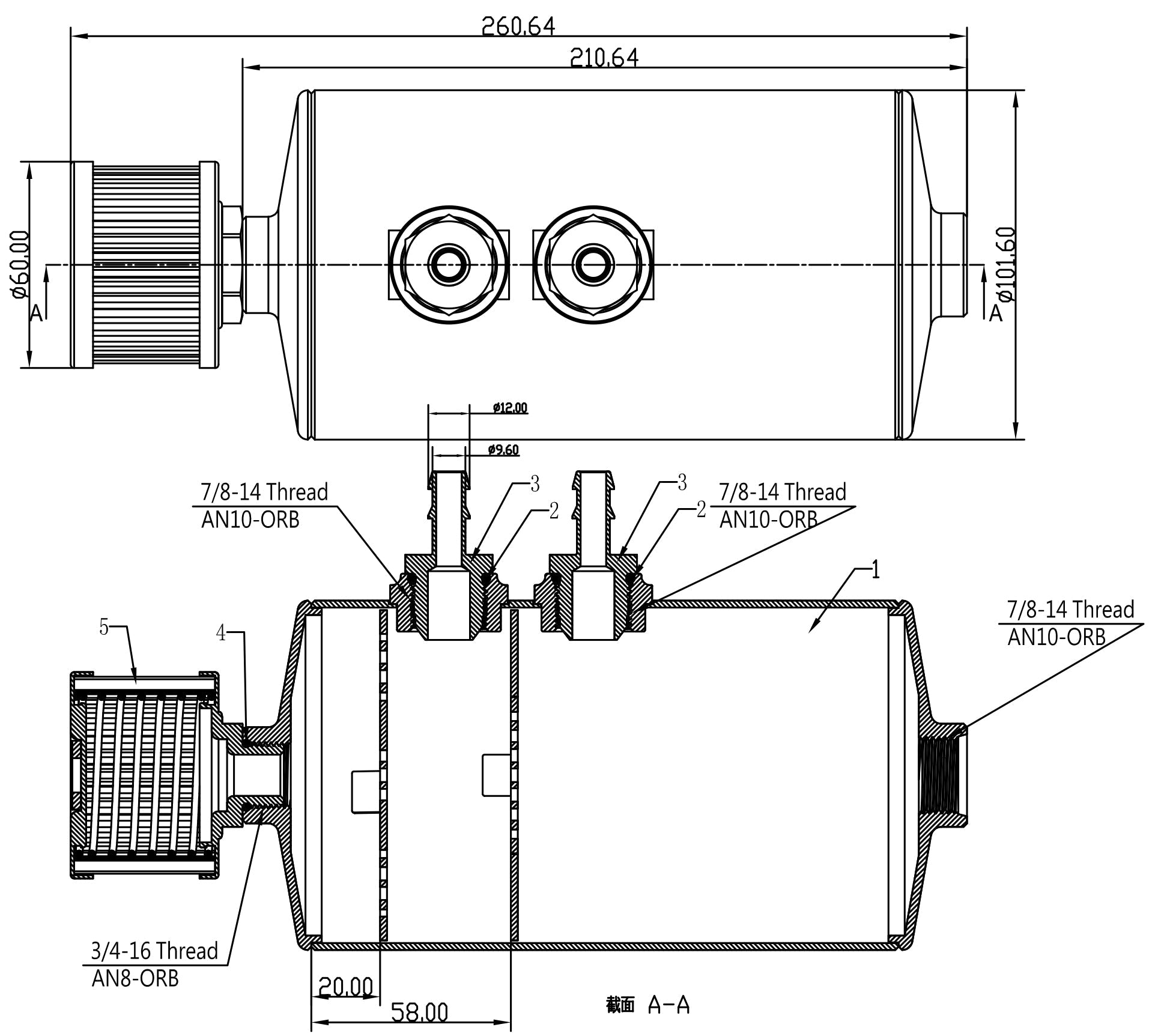 Aluminum Oil Catch Can Dual Baffle - Black – JD Customs U.S.A