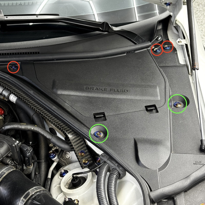 Titanium Battery/Brake Reservoir Panel Rivet Kit | R35 GT-R – JD ...