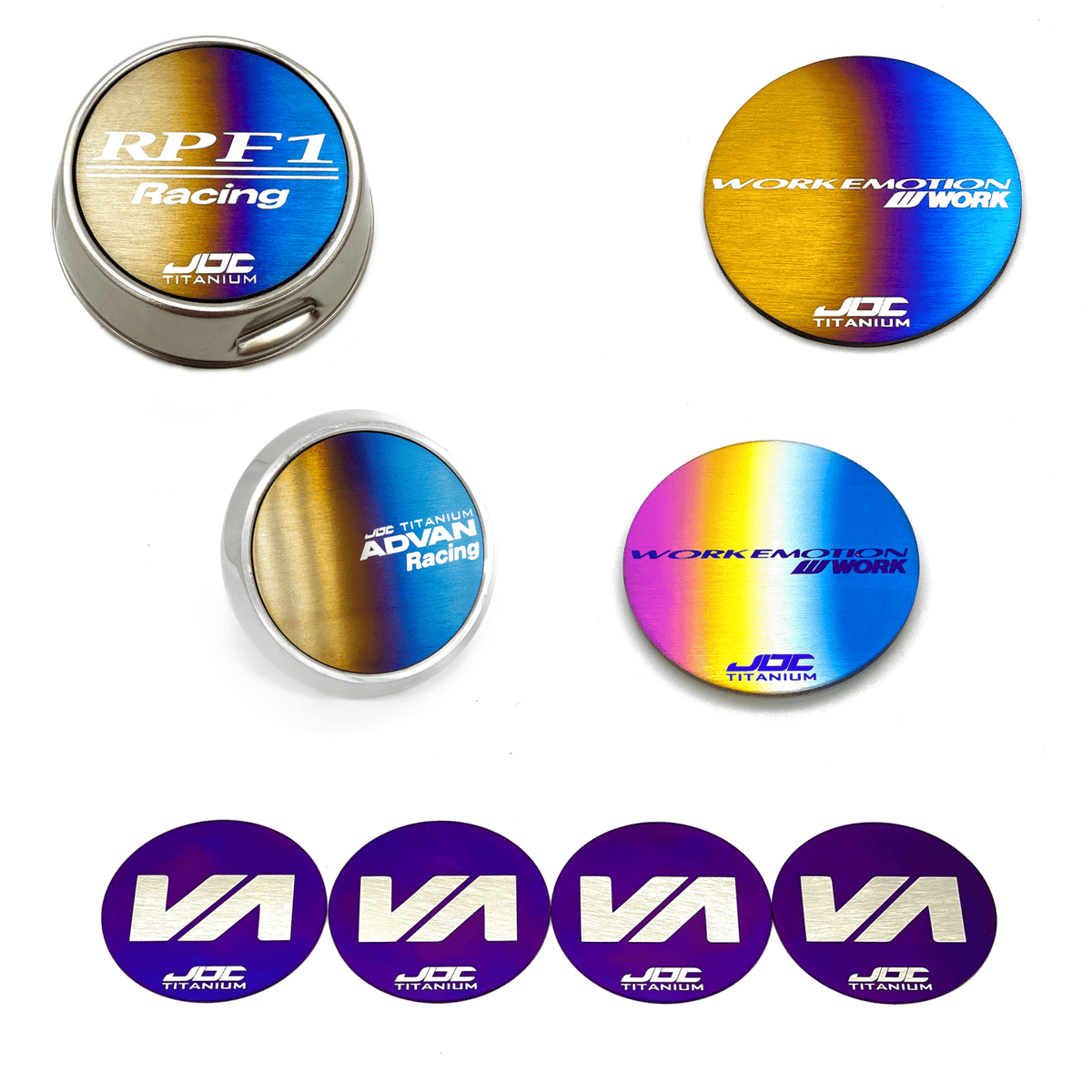 JDC Titanium Wheel Center Cap Plaques – JD Customs U.S.A