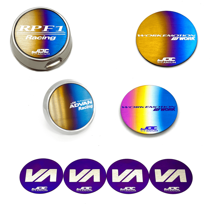 JDC Titanium Wheel Center Cap Plaques – JD Customs U.S.A