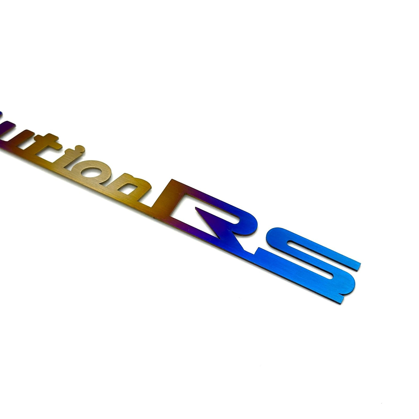 JDC Titanium "Evolution RS" Trunk Badge | Mitsubishi Evo 8/9 – JD ...