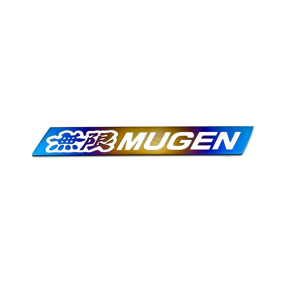 JDC Titanium "Mugen" Badge - Premium Quality Car Emblem – JD Customs U.S.A
