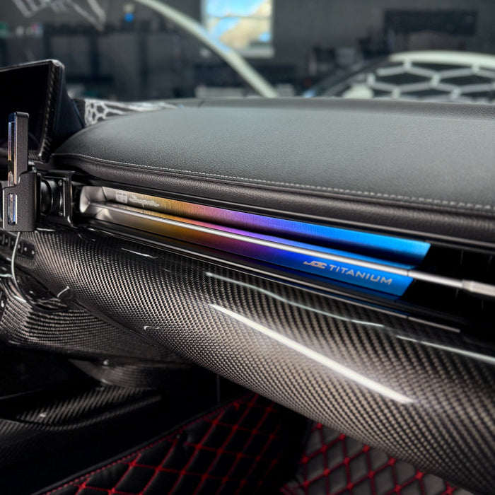 JDC Titanium Passenger Dash Trim (A90 Supra) – JD Customs U.S.A