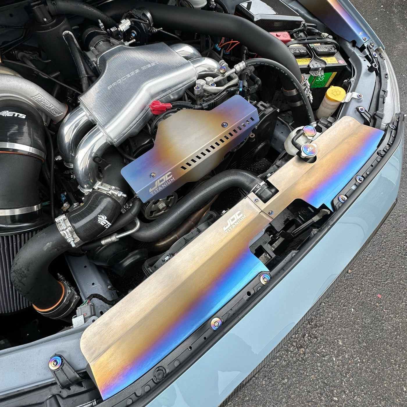 JDC Titanium Radiator Cooling Shroud (15-21 WRX/STi) – JD Customs U.S.A