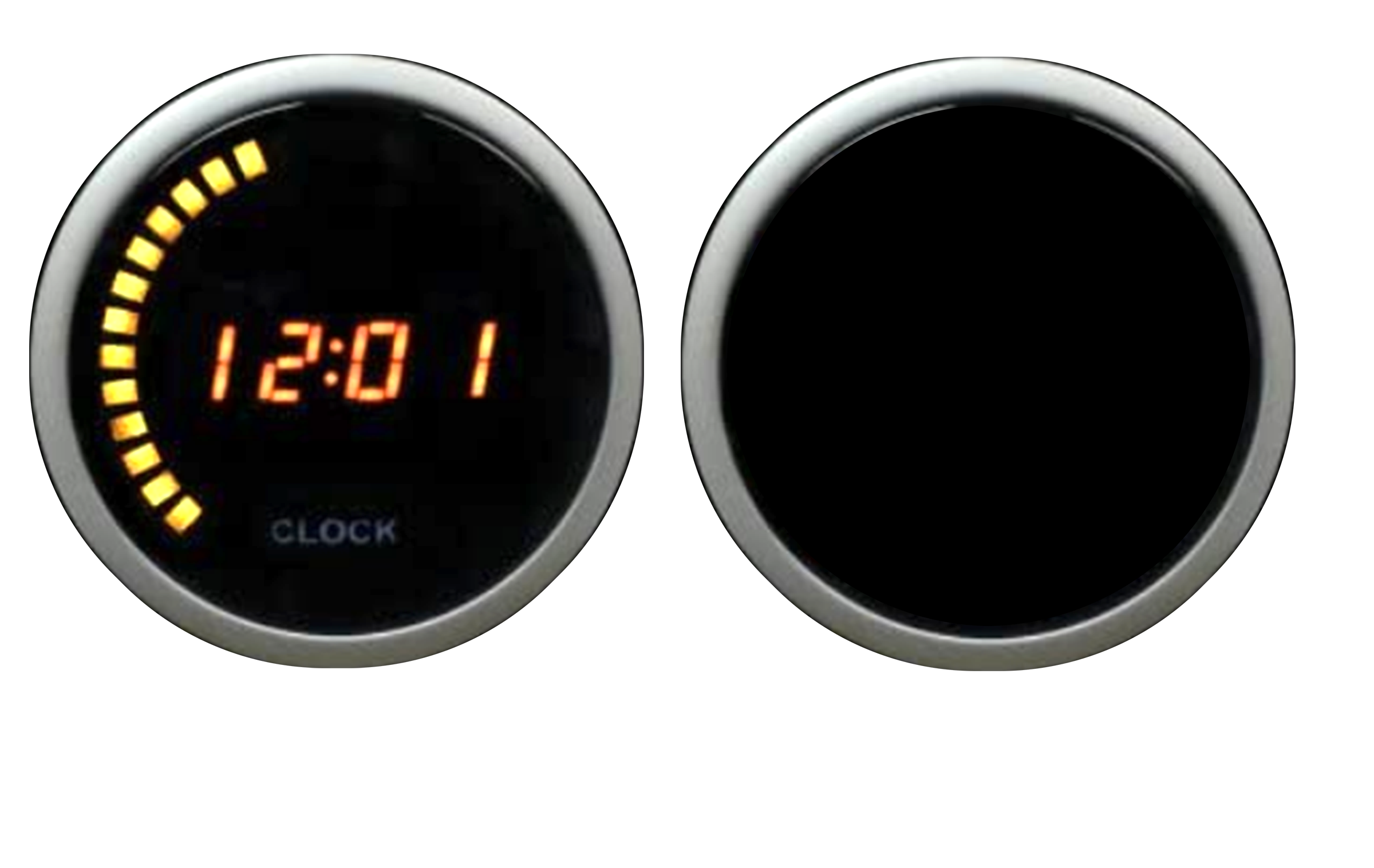 2-1/16" Digital Clock 12 volt -Amber – JD Customs U.S.A