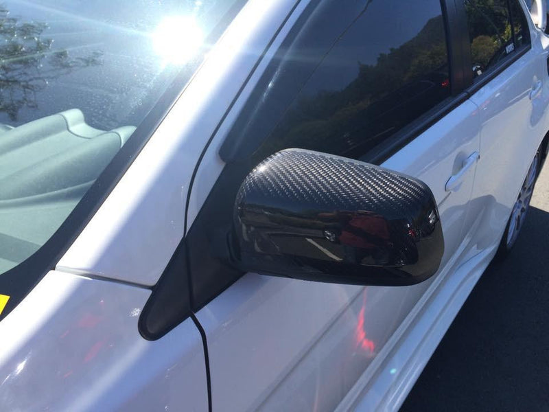 Rexpeed Dry Carbon Fiber Mirror Covers (Evo 7/8/9)