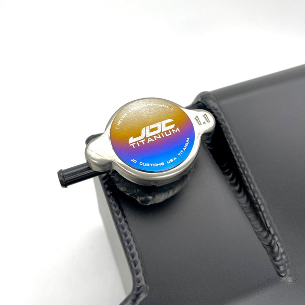 JDC Titanium Radiator Cap Plaque | Universal – JD Customs U.S.A