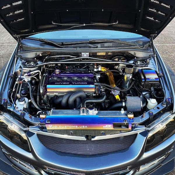 JDC Titanium Radiator Cooling Shroud (Evo 8/9) – JD Customs U.S.A