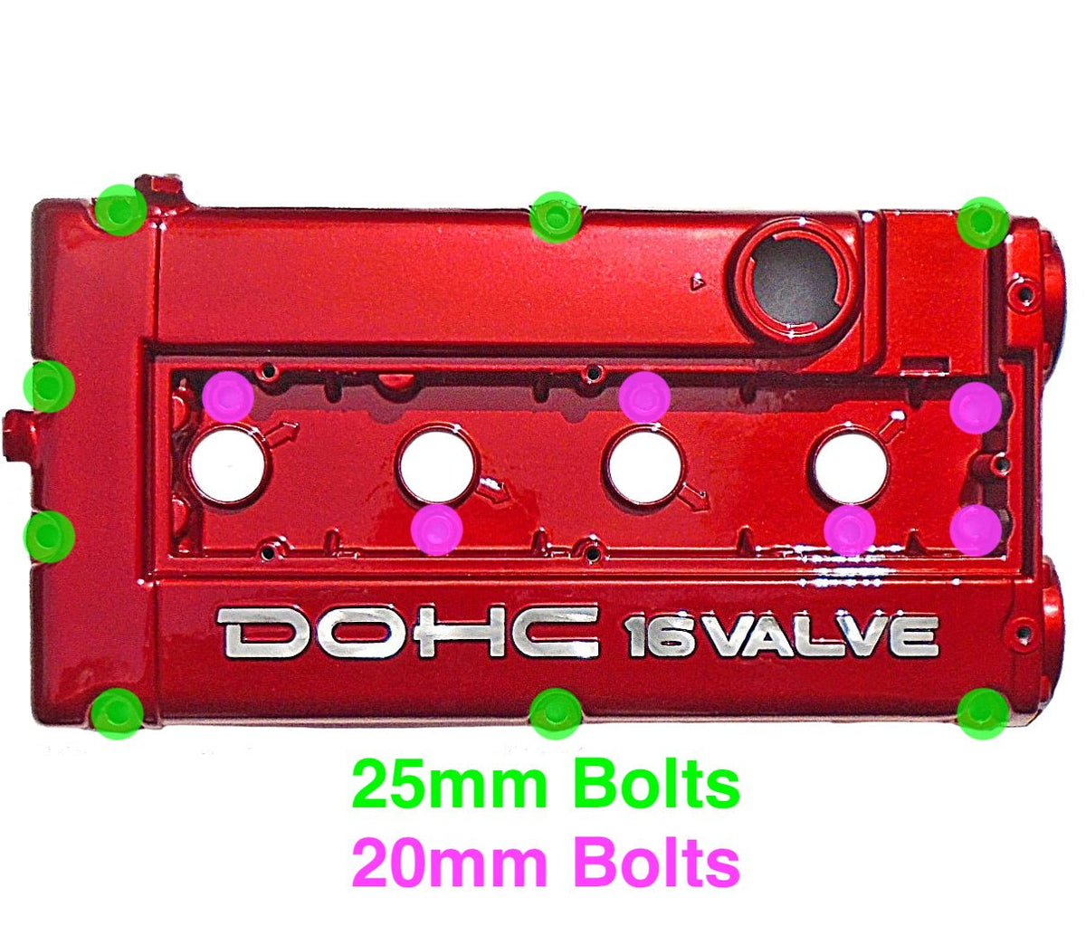 JDC Titanium Valve Cover Hardware Kit | 1G/2G DSM – JD Customs U.S.A